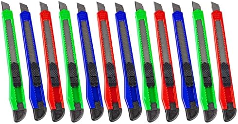 Teppichmesser, 9mm Cuttermesser, 12 Stück Kattermessermesser ...