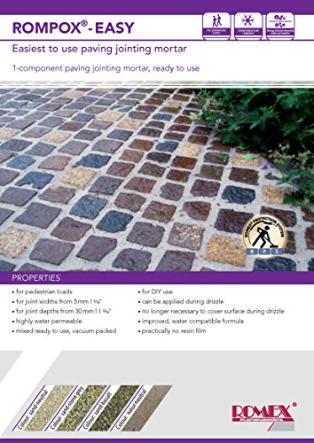 Romex - Rompox Easy Pointing Mortar - Stone Grey 15Kg : Amazon.co.uk ...