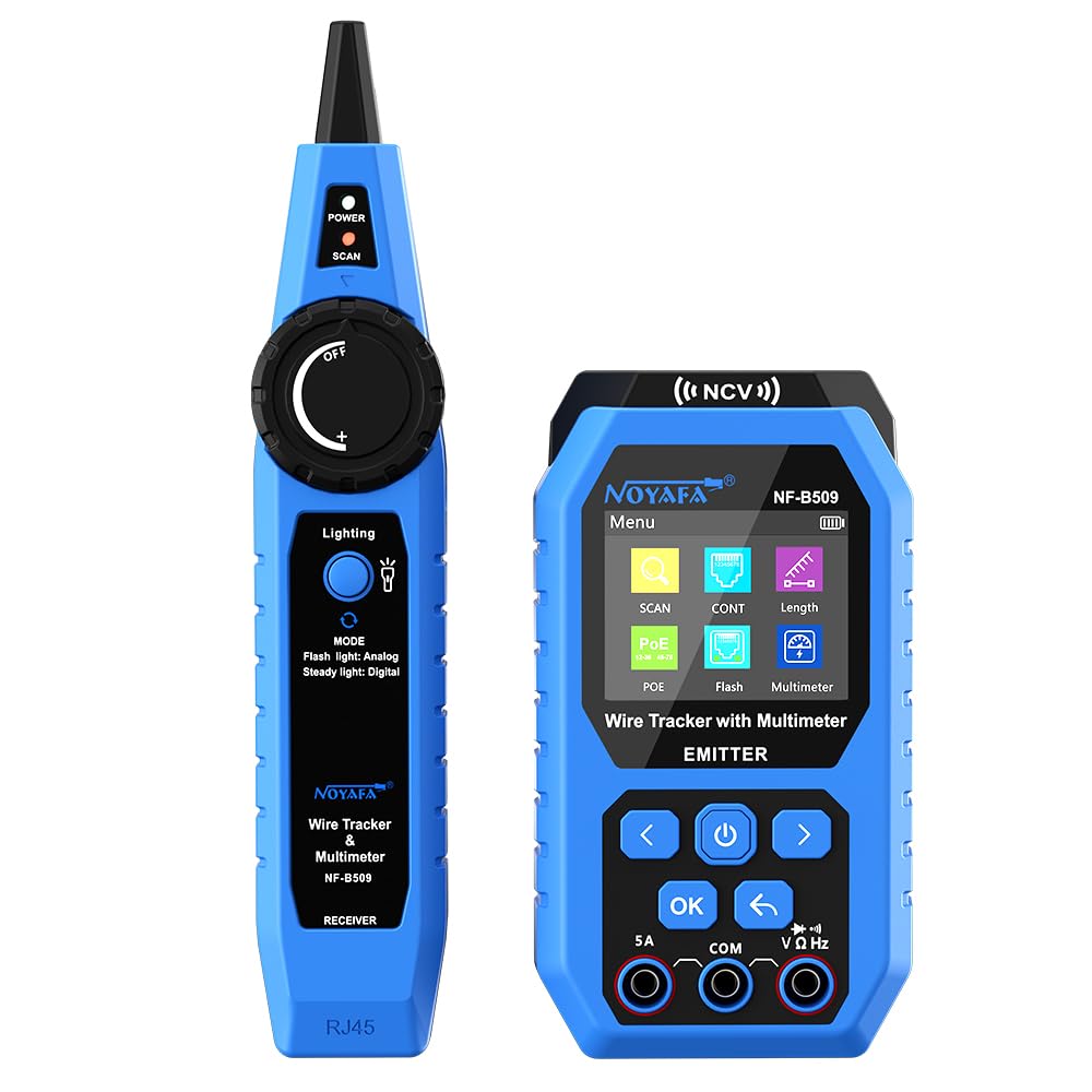 NOYAFA Lan Tester, Network Cable Tester, Wire & Cable Tracker with ...