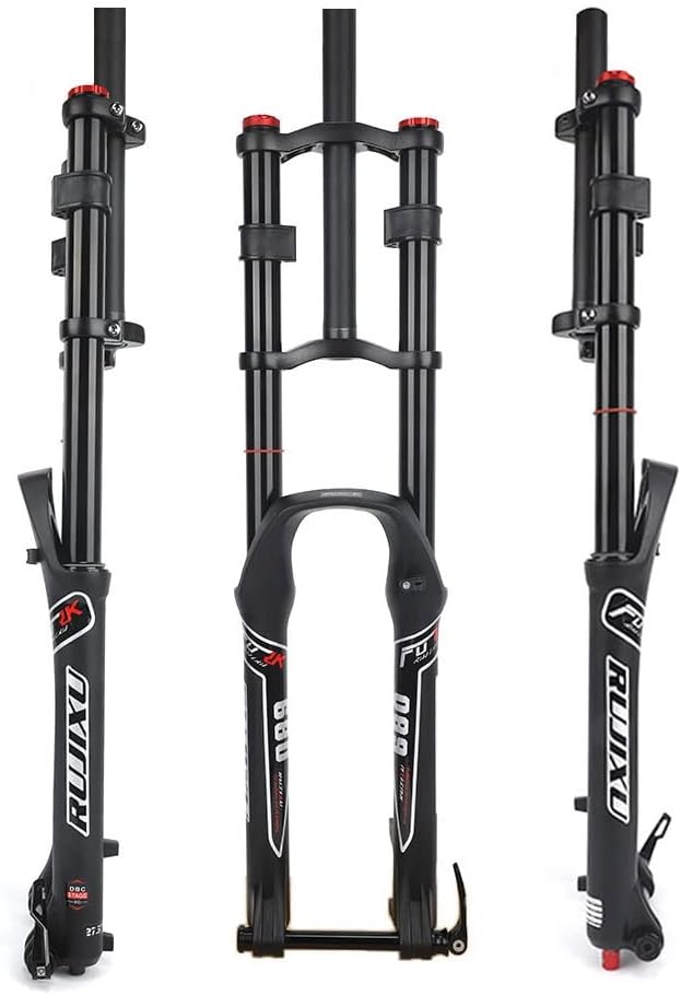 HerfsT MTB Bike Suspension Fork Fork 26/27.5/29'' Travel 140mm Downhill ...