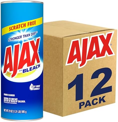 Amazon.com: Ajax Powder Cleanser with Bleach, 14 oz (396 g)