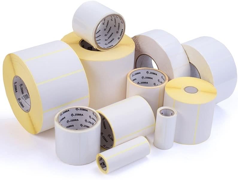 Zebra Z-Perform 1000T, 12 Rolls (930 Labels Per Roll), Thermal Transfer ...
