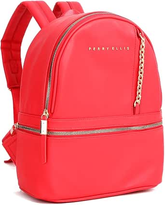 Perry Ellis - Bolso Backpack para Dama Color Vino Olivo Colección ...
