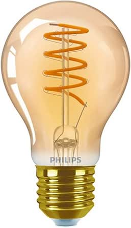 Philips LED-Retrolampe 27 2000K gold Vi CLALEDBulb #68654300 : Amazon ...