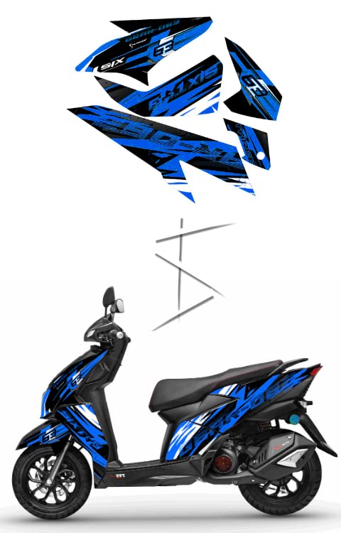 Grayfixx 63 Full Body Sticker for Ntorq 125 : Amazon.in: Car & Motorbike