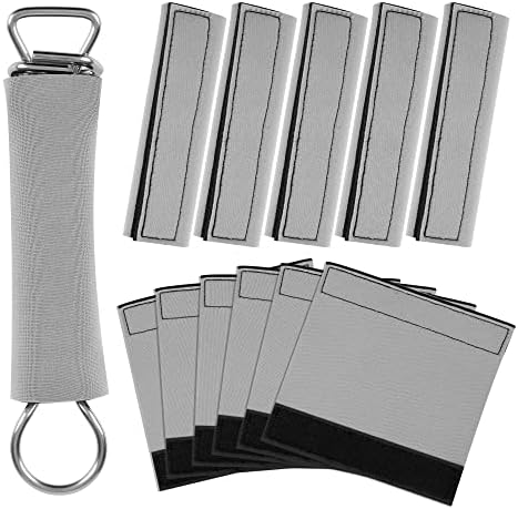 Amazon.com : WBCBEC 12PCS Pool Cover Spring Sleeves, Winter Pool Cover ...