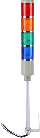 Amazon.com: Msiud 4 Layers Industrial Signal Light, Four Colors Column ...