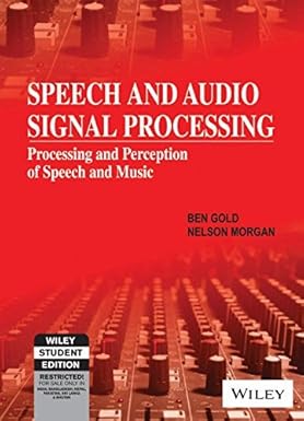Amazon.co.jp: Speech And Audio Signal Processing: Processing And ...