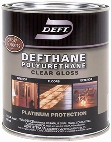 Deft Defthane Interior Exterior Clear Polyurethane Gloss, Quart ...