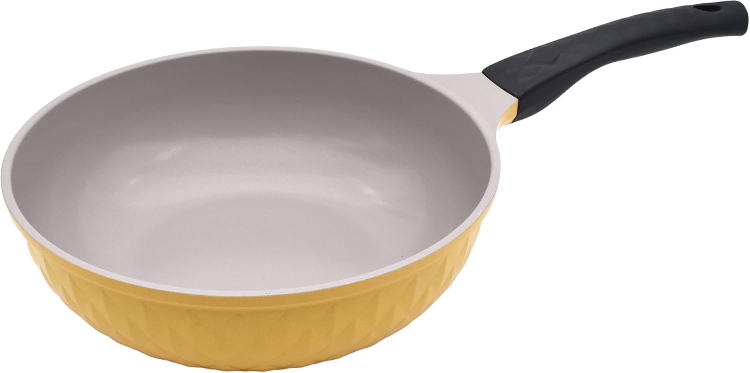 Amazon.com: Ace Cook Ceramic Coating 10-Inch Wok Stir Fry Pan Durable ...