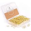 Amazon.com: BEADNOVA 8mm Open Jump Rings Gold Jump Rings for Jewelry ...