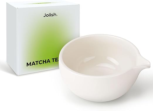 Amazon.com: Joiish Matcha Bowl with Spout, Ceramic Matcha Tea Bowl ...