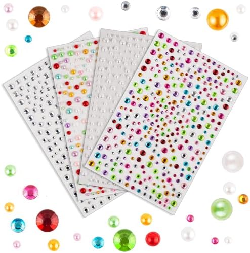 Amazon.com: Gem Stickers, 3005 Pcs Rhinestone Stickers, Jewel Stickers ...