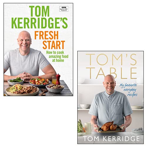 Tom's Table, Tom Kerridges Fresh Start 2 Books Collection Set By Tom ...