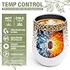 Amazon.com | Leopard Print 12 oz Insulated Wine Tumbler with Lid,Personalized Pattern Stainless ...