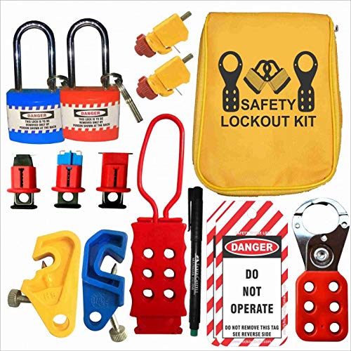 Lockout Tagout Yellow Pouch Loto Kit-115 Set Of 1 Safety House Loto ...