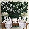 Amazon.com: Cheerland White Banner Floral Flag Garland White Wedding ...