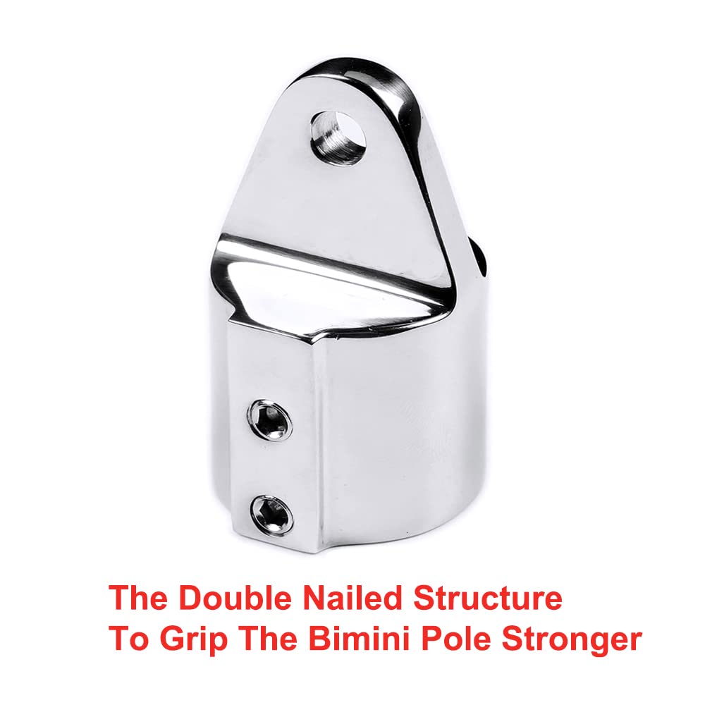 Snapklik.com : Bimini Top Fittings Eye End Caps External 1 Inch Boat ...