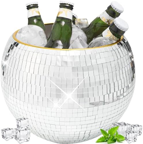 Amazon.com: Disco Ball Ice Bucket Large- Last Disco Bachelorette Party ...