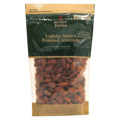 Amazon.com : Archer Farms Roasted Almonds Lightly Sea Salted 12oz ...