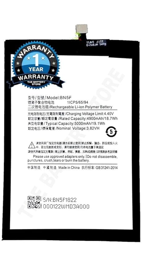 THE BATTERY STORE® Original BN5F Battery for Redmi Poco M4 Battery with ...