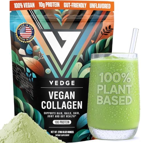 Amazon.com: vedge Vegan Collagen Powder - Plant-Based Collagen ...