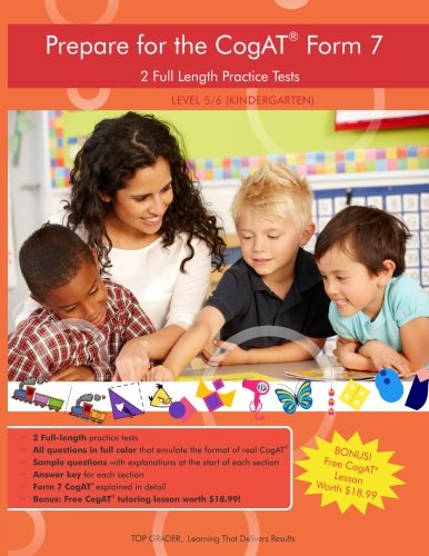 Amazon.com: Two Full Length (Colored) Practice Tests for the CoGAT Form ...