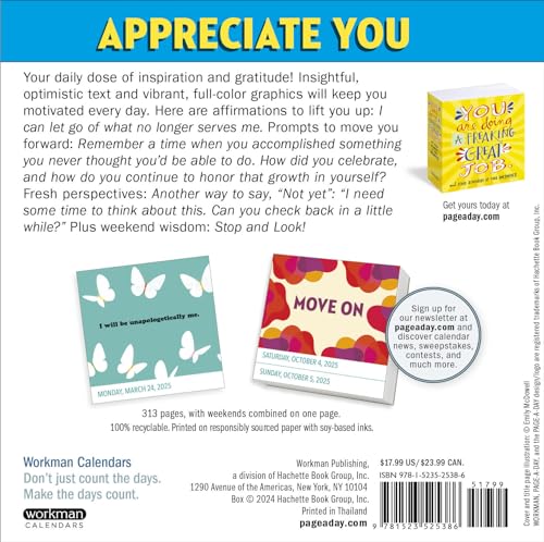 Snapklik.com : You Are Doing A Freaking Great Job Page-A-Day Calendar ...