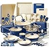 Amazon.com: Nutrichef 54 Piece Professional Grade Complete Home Kitchen ...