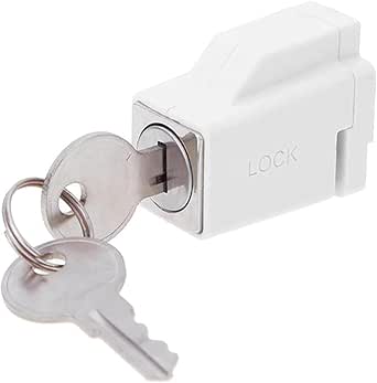 Amazon.co.jp: Door and Window Lock with Key Type Security Window Sash ...