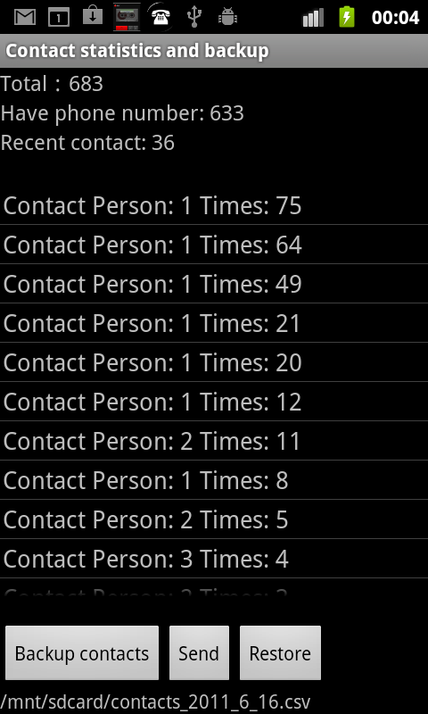 Contacts Backup - App on Amazon Appstore