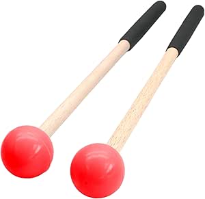 Amazon.com: Biaungdo 2 Pack 8.7 Inch Glockenspiel Mallets, Rubber ...
