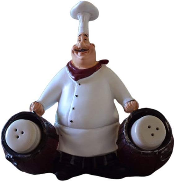Amazon.com: EXCEART Desktop Decor Chef Statue for Kitchen House ...