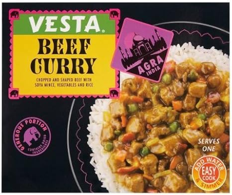Vesta Beef Curry - 3 x 215gm : Amazon.co.uk: Grocery