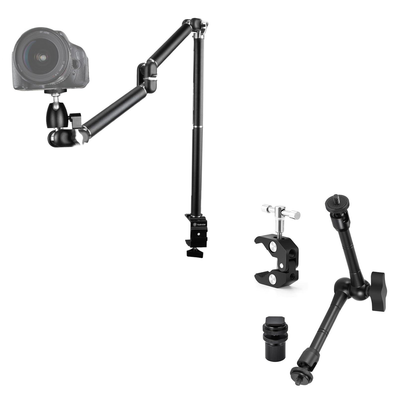 Amazon.com : TARION Desk Camera Mount Stand + 11in Magic Arm with Super ...