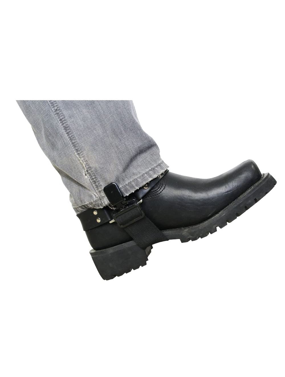 Snapklik.com : GARGOYLE BELLS Adjustable Boot Clips For Motorcycle