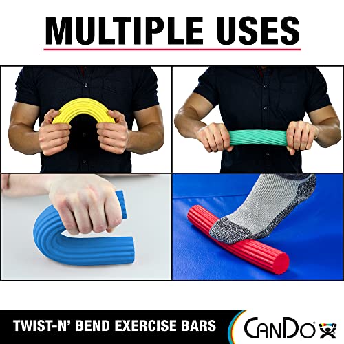Snapklik.com : CanDo Twist-n Bend Flexible Resistance Bars For Grip And ...