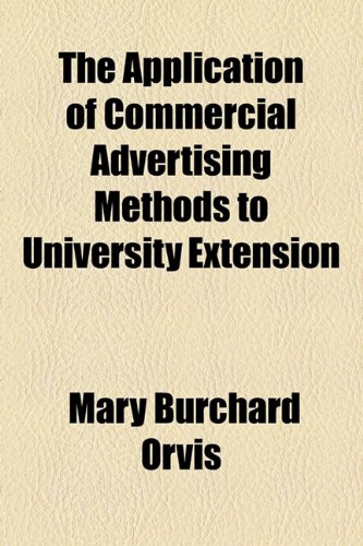 Amazon | The Application of Commercial Advertising Methods to ...