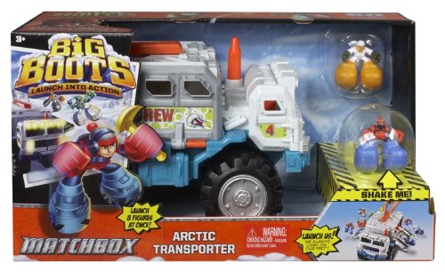 Matchbox Big Boots Arctic Transporter Vehicle - Action Figure Central