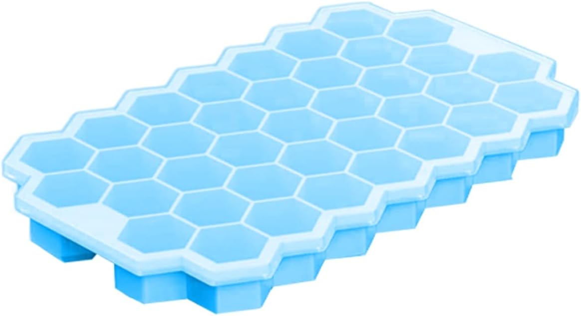 Amazon.com: AOKID Silicone Ice Cube Trays,Honeycomb Shape Ice Cube ...
