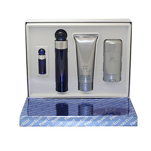 Amazon.com : Perry Ellis 360 Blue By Perry Ellis For Men. Gift Set ...