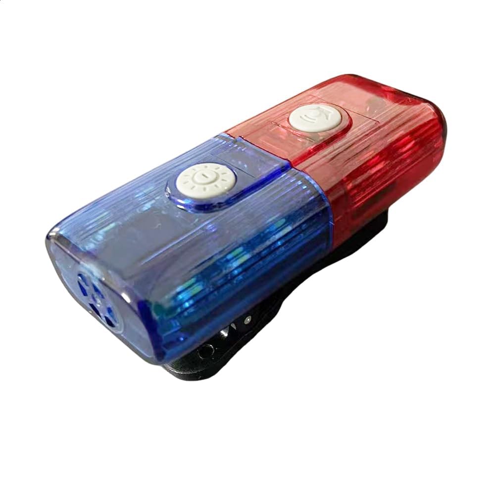 Police Safety Warning Strobe Light Electronic Whistle Magnet Small ...