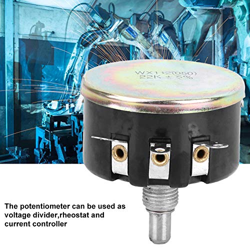 Buy 22K 5W Potentiometer,Single Turn Wirewound Potentiometer,X Straight ...