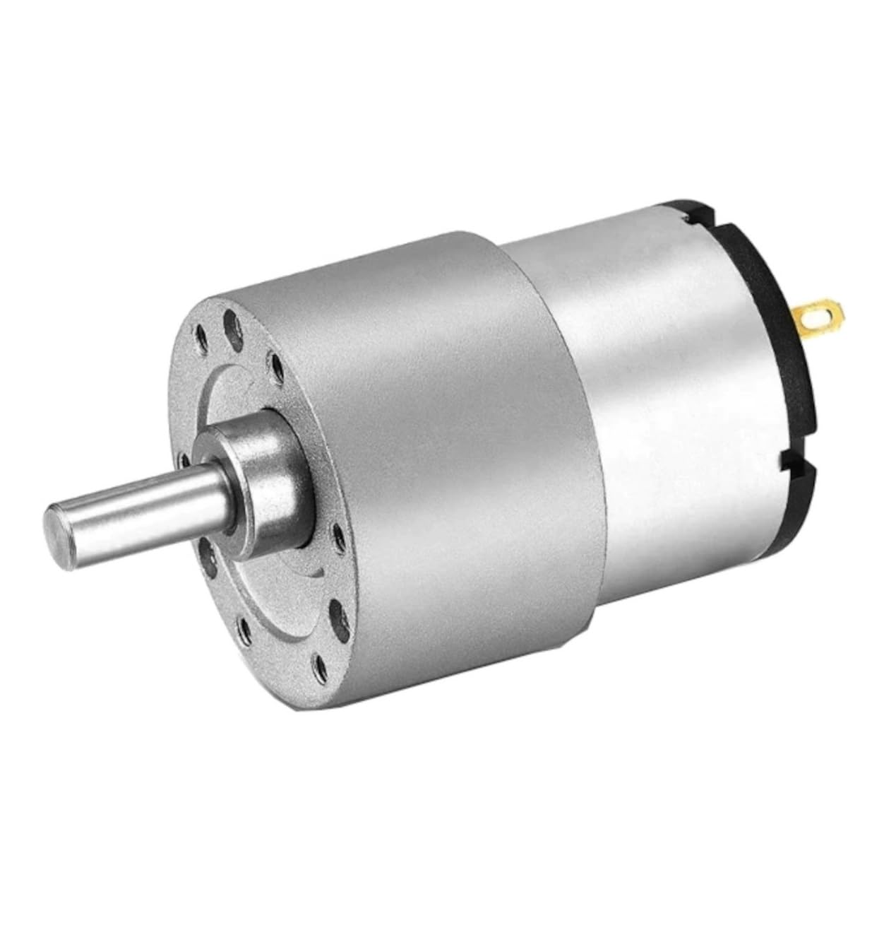ROBOWAY DC 12V 100 RPM Gear Motor Side Shaft Silent, High Torque -Off ...