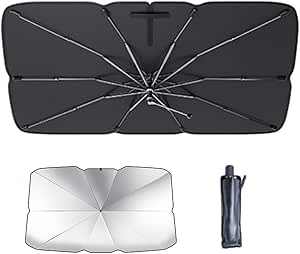 Amazon.com: Car Windshield Sun Shade Umbrella for Ford F250 350 450 ...