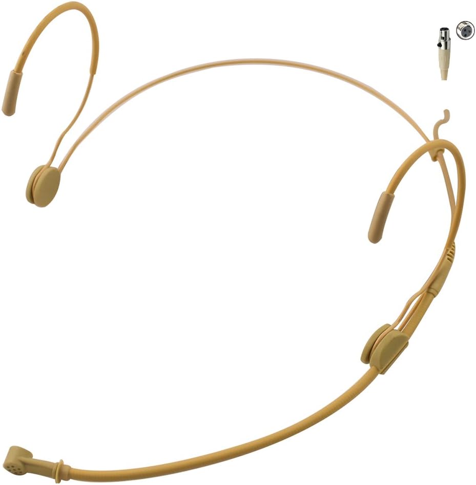 Amazon.com: YPA MICROPHONES Microdot 4016 Headset Headworn Mic for ...
