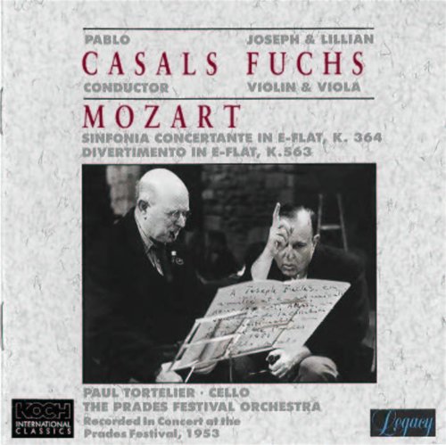 Amazon.com: Casals And Fuchs Play Mozart : Joseph Fuchs; Lillian Fuchs ...
