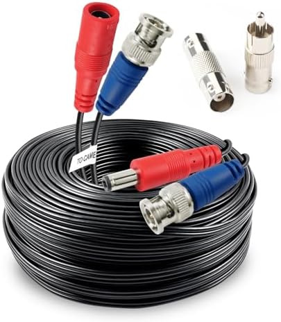 Amazon.com : Swann BNC Coaxial Cable for Security Camera CCTV System ...