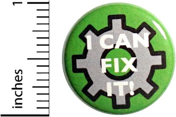 Amazon.com: Funny I Can Fix It! Button Techie Dads Do It Yourself ...