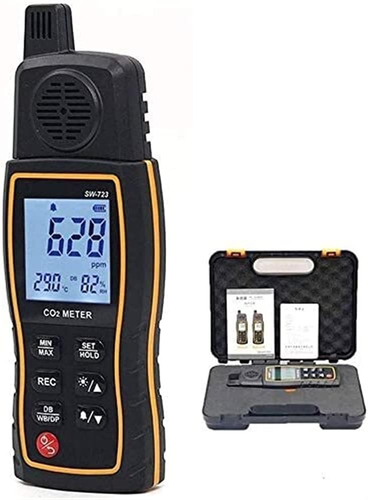 Amazon.com: CO2 Gas Detector - Portable CO2 Meter Gas Tester Analyzer ...
